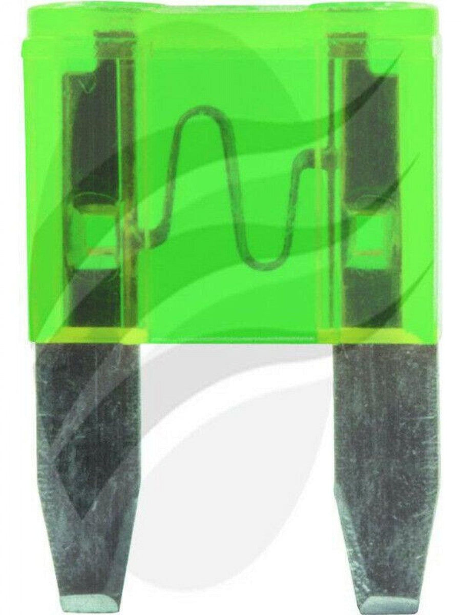 Jaylec - Mini Blade Fuse 30 Amps Green Pack Of 10 – National Towbars ...