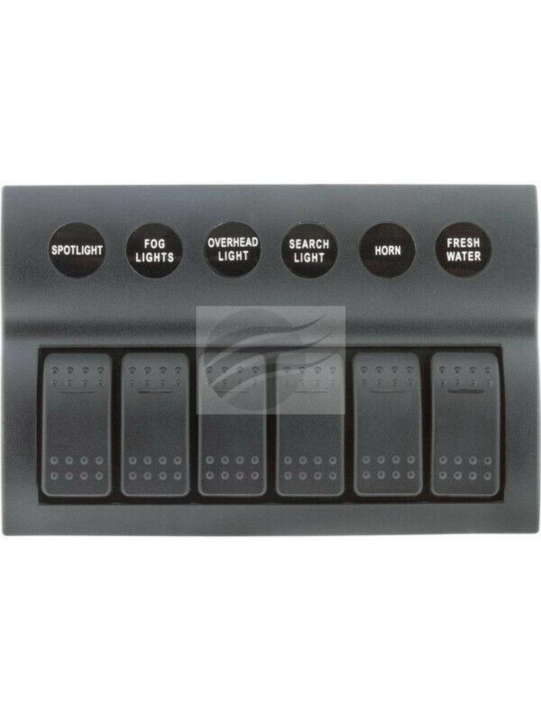 Jaylec - LED Switch Rocker Panel 6 Way 6 X On/Off Prewired Circuit ...