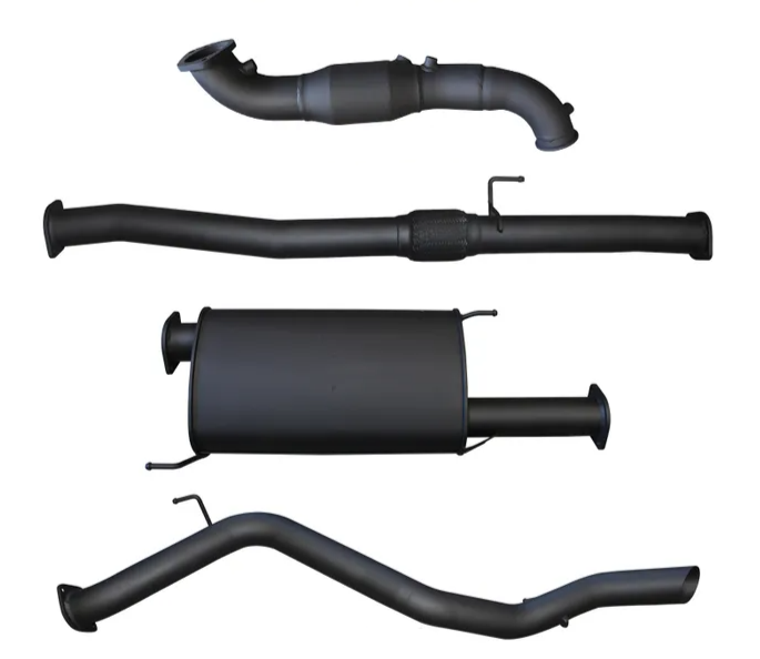 Manta - Isuzu MU-X 2017+ 3.0L - Turbo Back System - 3" Exhaust with Ca ...
