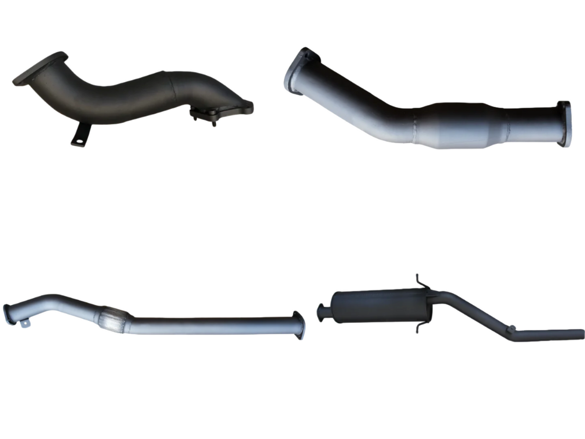 Manta | 3″ Turbo Back Exhaust System with Cat & Muffler | Nissan Navar ...