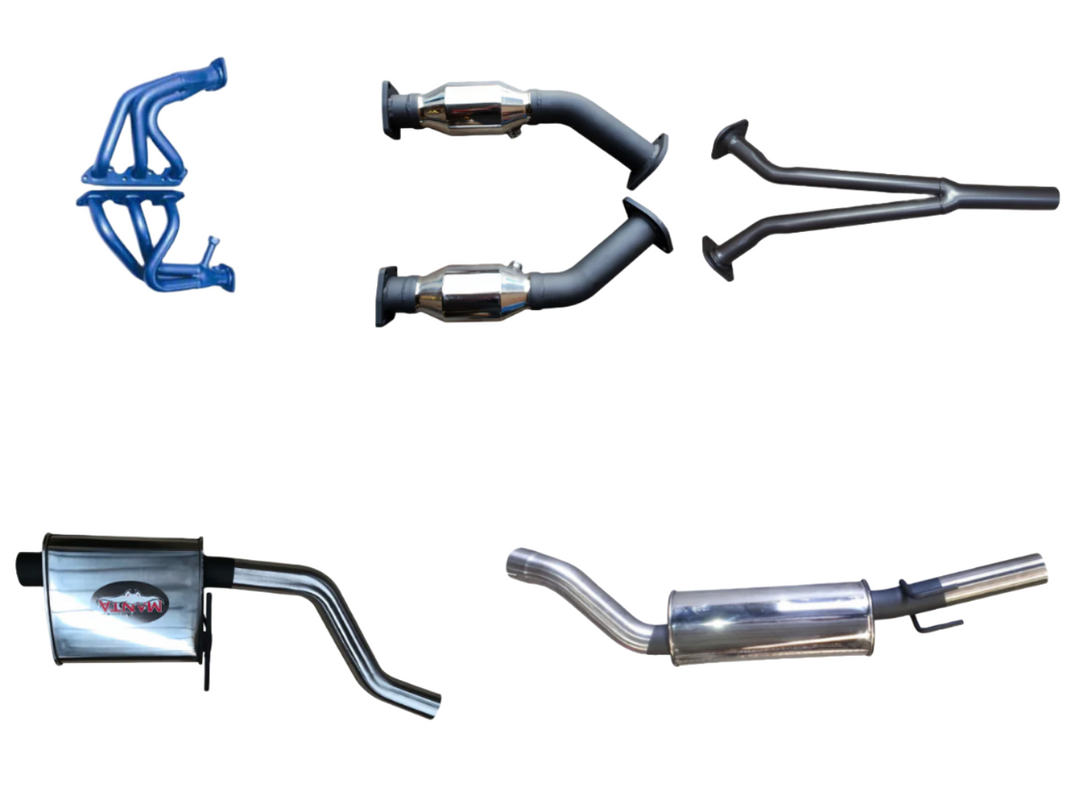 Manta | Single 2.5″ Full Exhaust System with Extractors | Holden Commo ...