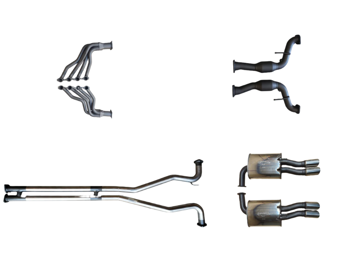 Manta | Twin 2.5″ Full System with 1 3/4″ Extractors Hotdog/Muffler ...