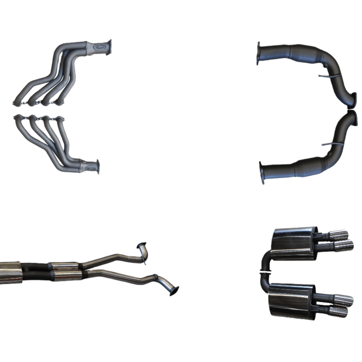 Manta | Twin 3″ Full Exhaust System with 1 7/8″ Headers | Holden Commo ...