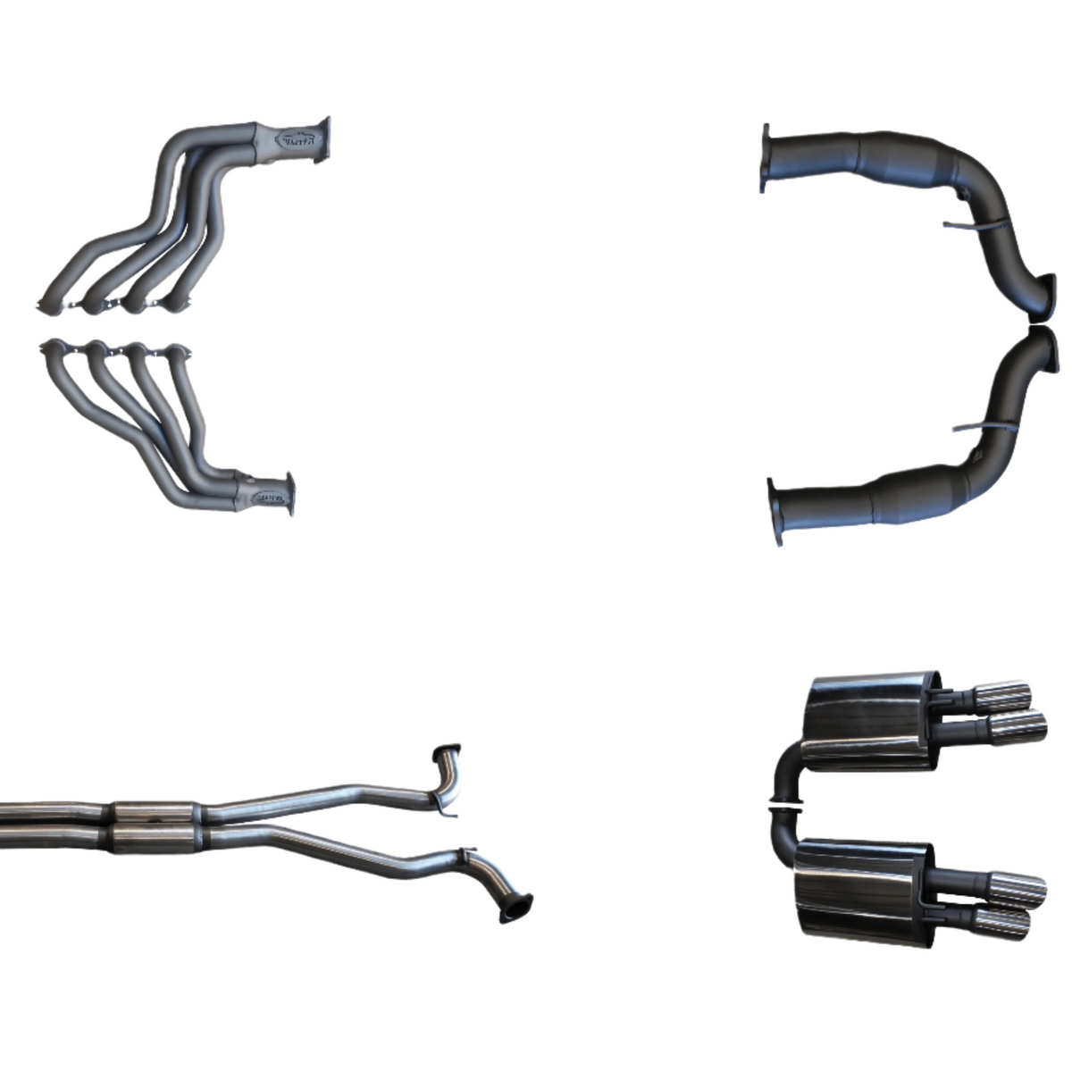 Manta | Twin 3″ Full Exhaust System with 1 7/8″ Headers | Holden Commo ...