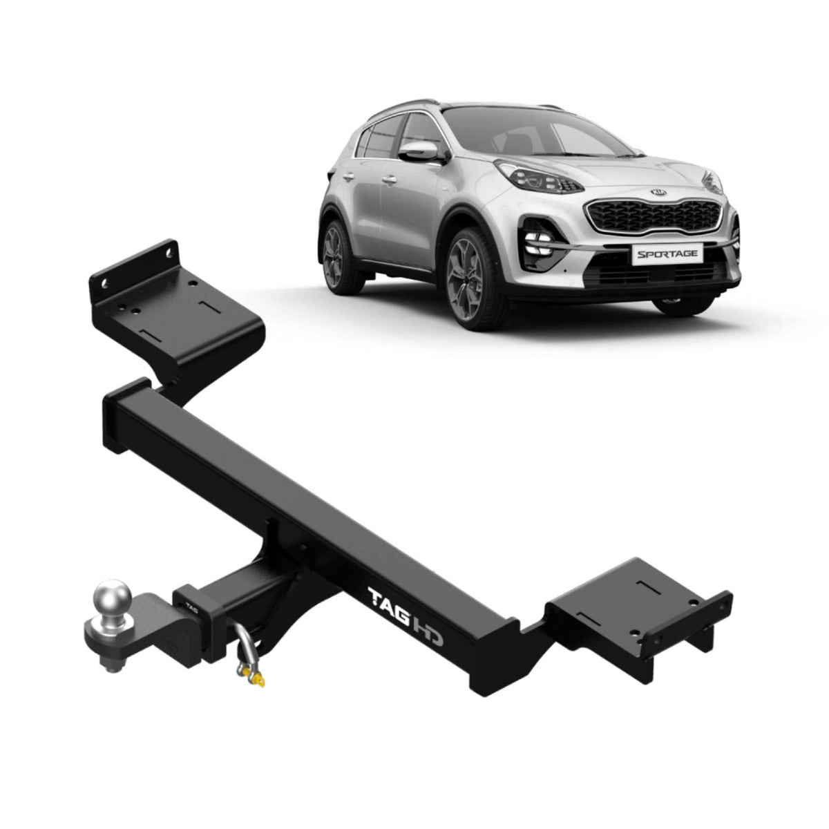 TAG | Heavy Duty Towbar & Universal Wiring Kit | KIA Sportage QL QLE S ...