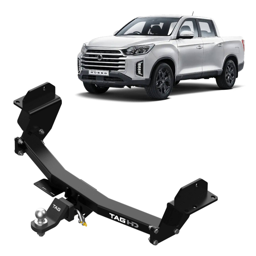 TAG | Heavy Duty Towbar | SsangYong Musso Ute Short Wheel Base Q200 Q2 ...