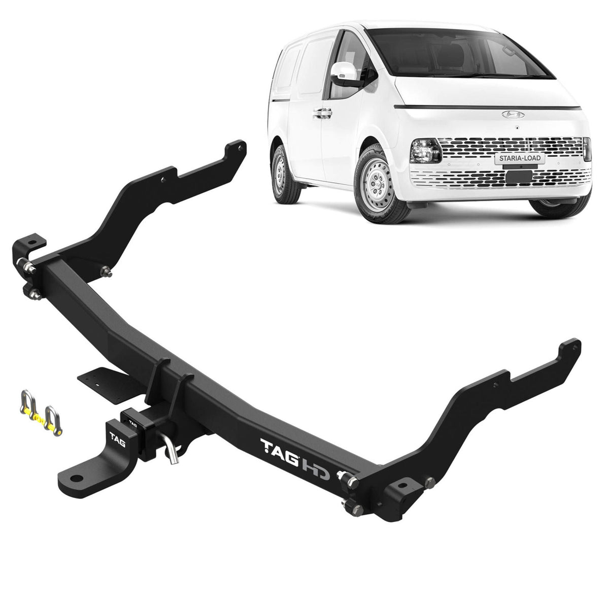 TAG - Hyundai Staria Van (2021 - on) Heavy Duty Towbar & Universal Wir ...