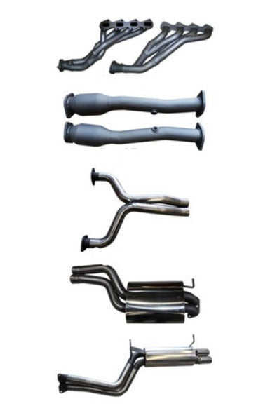 Manta | Twin 2.5″ Full Exhaust System with Extractors Muffler Muffler ...