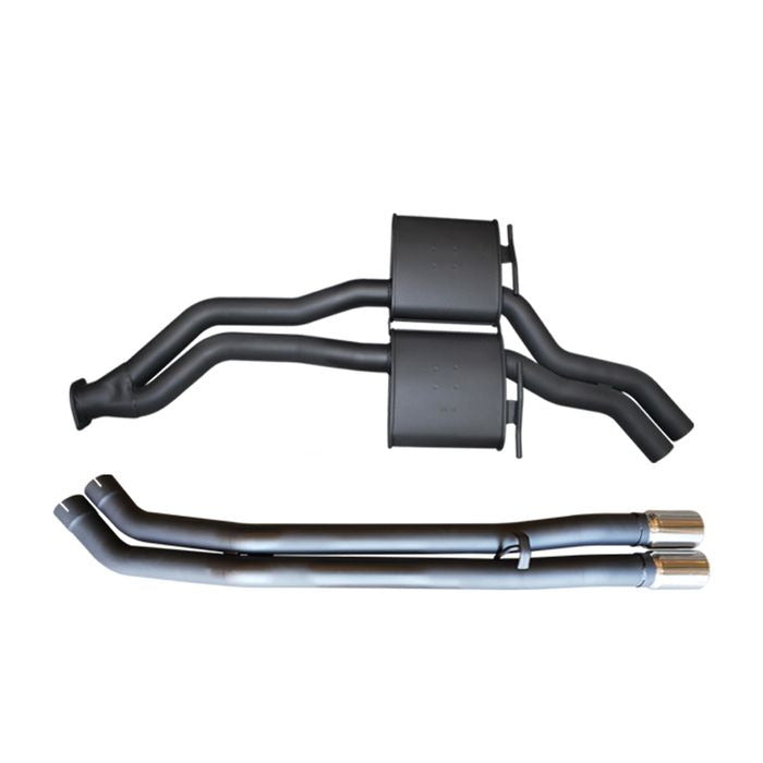 Manta | 2.5″ Twin Cat Back Exhaust with Tailpipes | Holden Commodore V ...